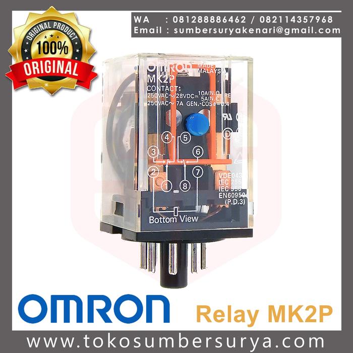 Jual Relay MK2P / MK2-P 220VAC OMRON - Jakarta Pusat - Toko Sumber ...