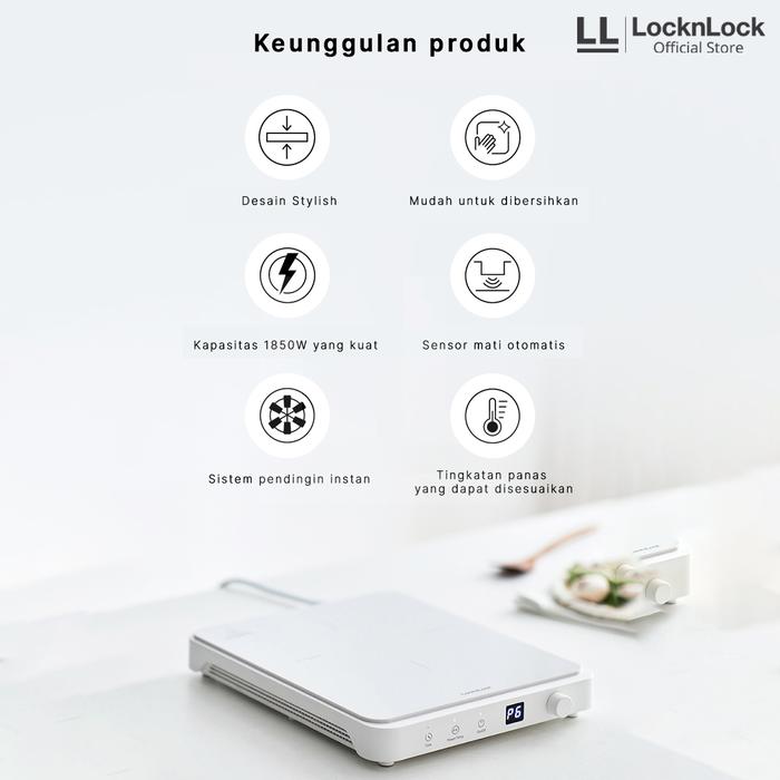Jual Locknlock Kompor Listrik Induksi Slim Induction Cooker - Eji146wht ...