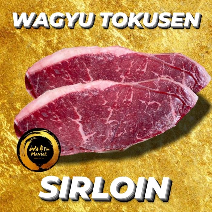 Jual SIRLOIN WAGYU STEAK - TOKUSEN MB 6 SIRLOIN STEAK / RUMP - 275-300 ...