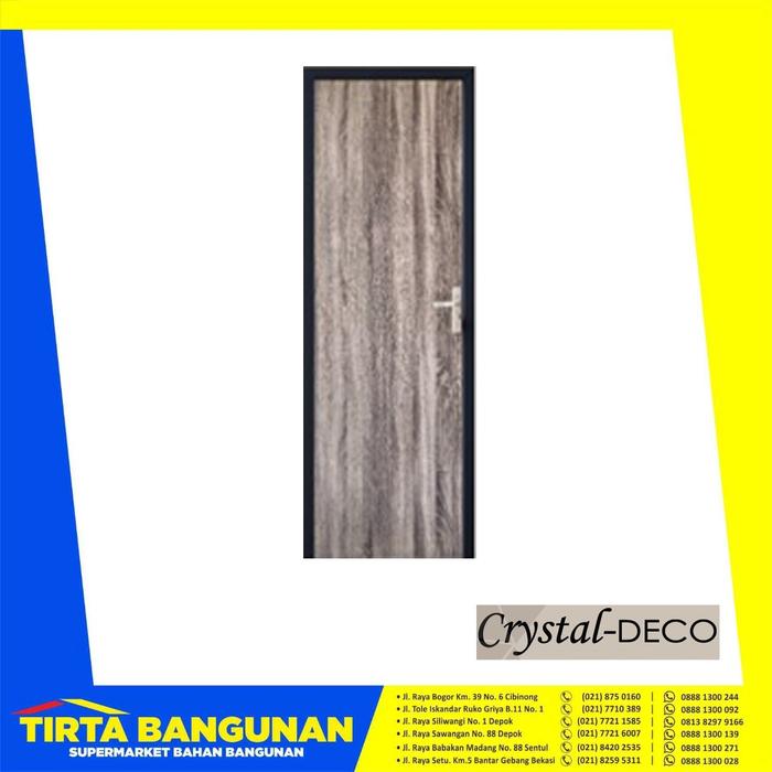 Promo PINTU PVC CRYSTAL DECO 4 UK 70 X 195 CM/ PINTU KAMAR MANDI Cicil ...