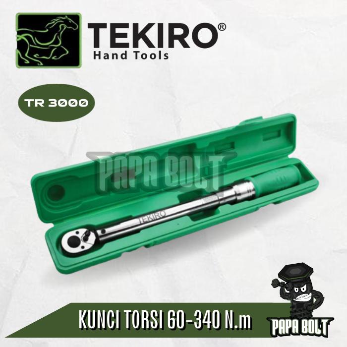 Jual TEKIRO Kunci Torsi 1/2" 60-340 Nm TR3000 Kunci Momen / Torque ...