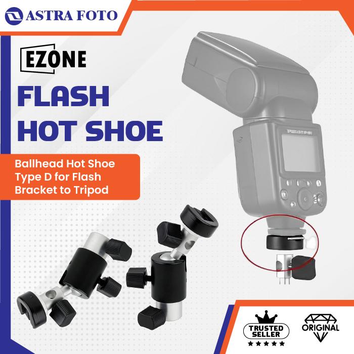Jual EZONE Hot Shoe Ball for Studio Flash Type D - QM3623 Bracket Tripod - Jakarta Utara - Astra ...