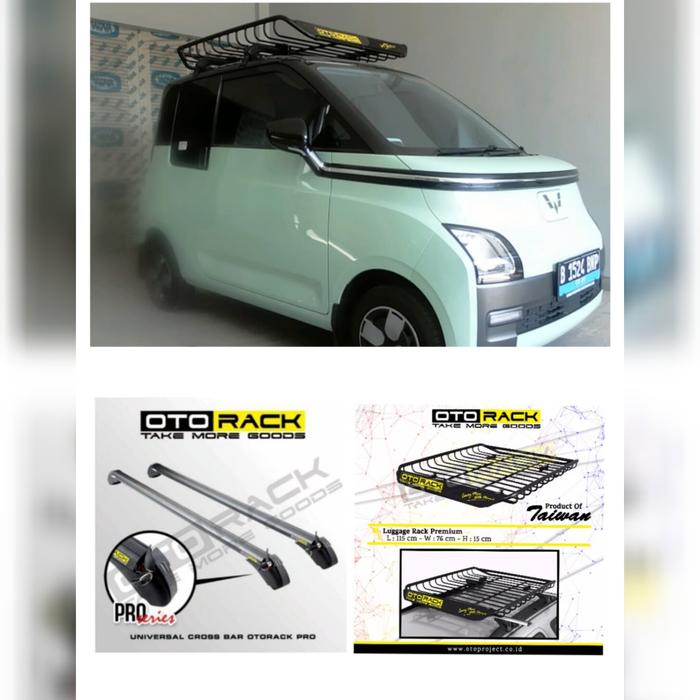 Jual Paket Roof Rack PREMIUM OTORACK Wuling AIR EV 2021-2023 Ready ...