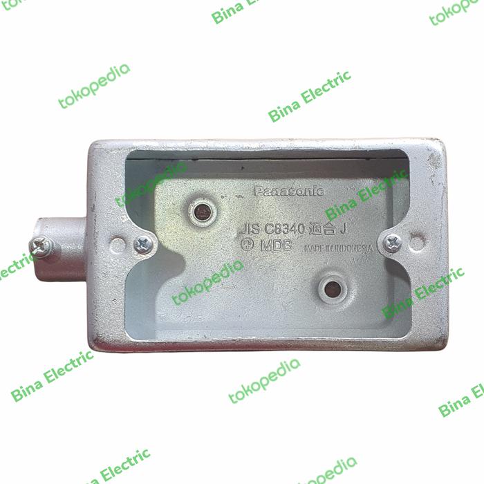 Jual Surface Switch Box E19 1 Way Panasonic Box Switch E 19 Inbow Dus ...
