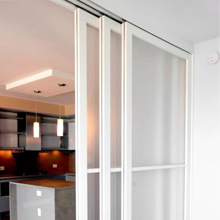 Jual partisi sleding sekat geser aluminium komplit tumpuk rel - Kota ...