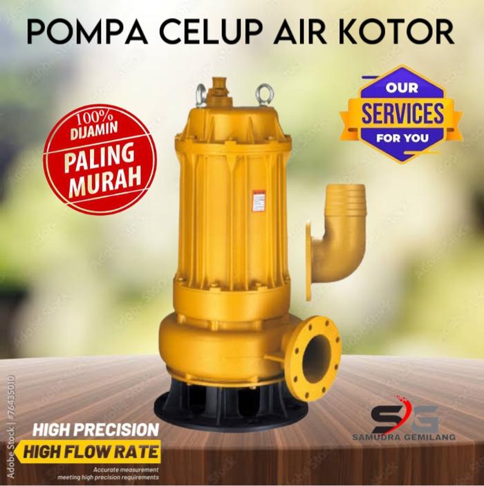 Jual Pompa Limbah Submersible 6inch sawage pump pompa celup air kotor ...