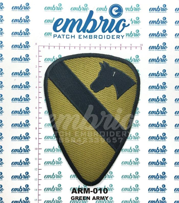 Jual ARM-010-A Patch 1st Cavalry Division US Army emblem bordir ww2 war ...