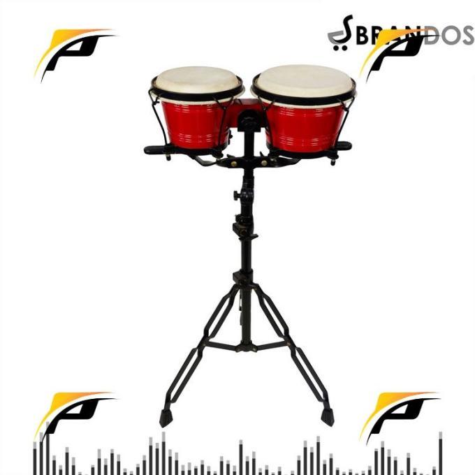 Jual Bongo Double Drum Alat Musik Tradisional Perkusi Set Lengkap Stand ...