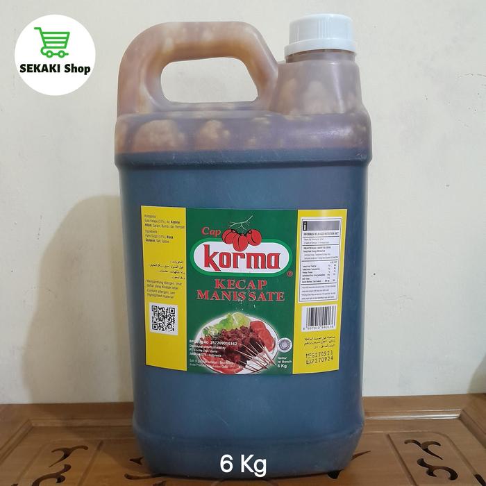 Jual Kecap Manis SATE Cap KORMA Jerigen 5 Liter - Kota Tangerang ...