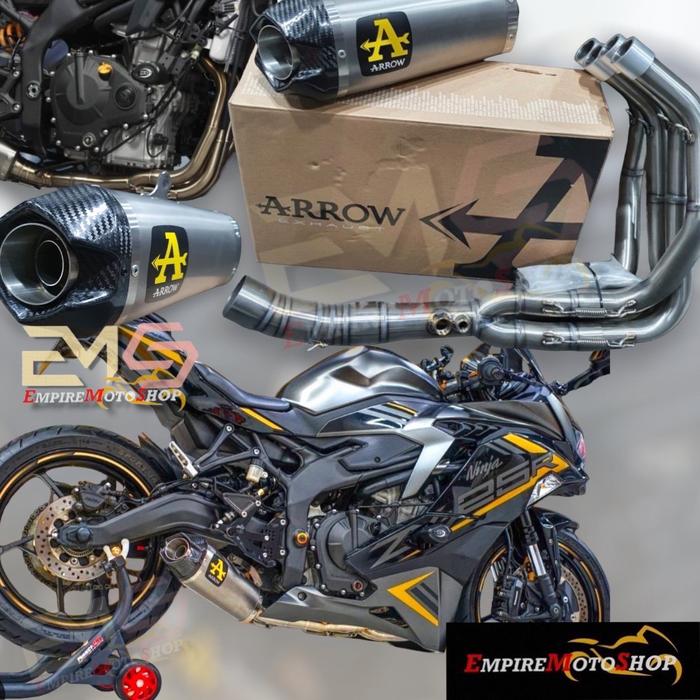 Jual Knalpot Arrow ZX25R ZX 25 R ZX 25R Works Competition Fullsystem SS ...