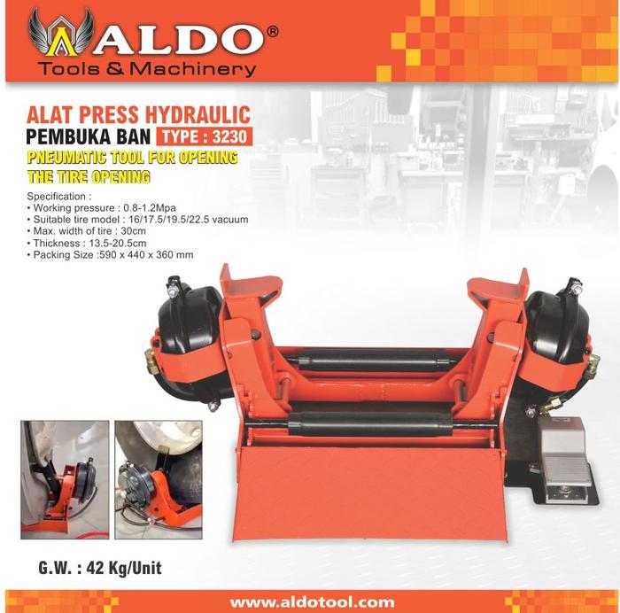 Jual MESIN PEMBUKA BUKAAN BAN / ALAT PRESS HYDRAULIC PEMBUKA BAN 3230 ...