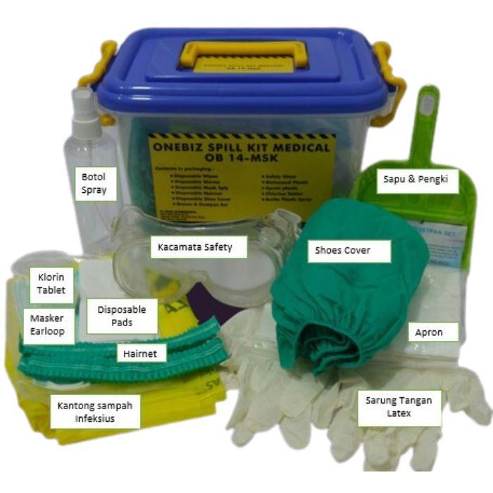 Jual ONEBIZ SPILL KIT MEDICAL KLINIK SPIL KIT LABORATORIUM P3K RUMAH ...