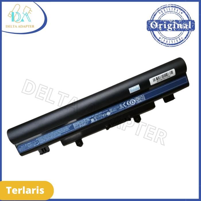 Promo Original Baterai ACER AL14A32 E14 E15 E5-411 421 471 V3-472 V3 V5 ...
