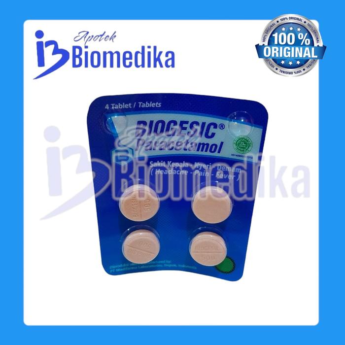 Jual biogesic tablet isi 4 tablet - Kab. Bandung - Apotek Bio Medika ...