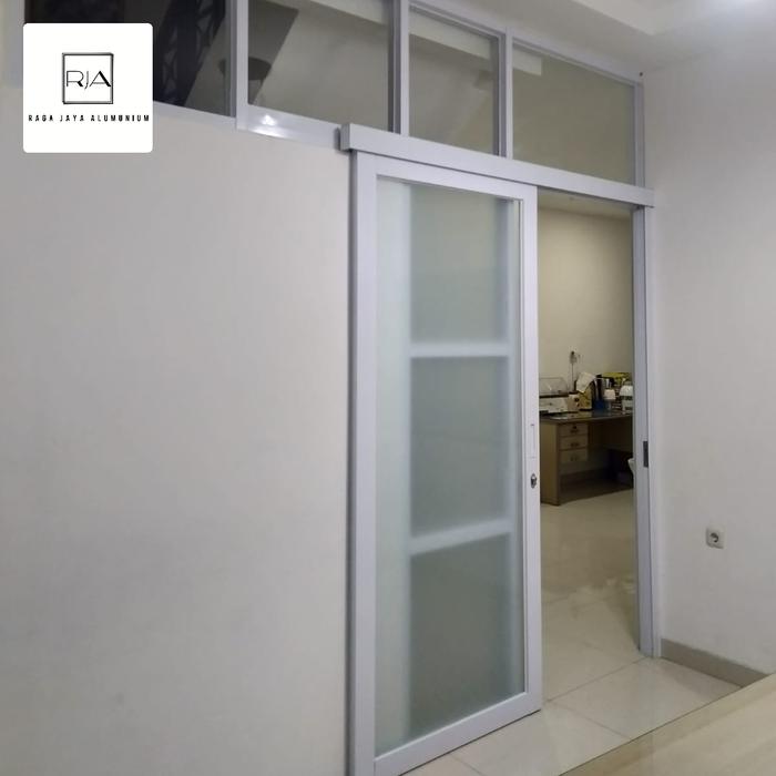 Jual pintu aluminium sleding geser komplit kusen 1 daun - Kota Depok ...