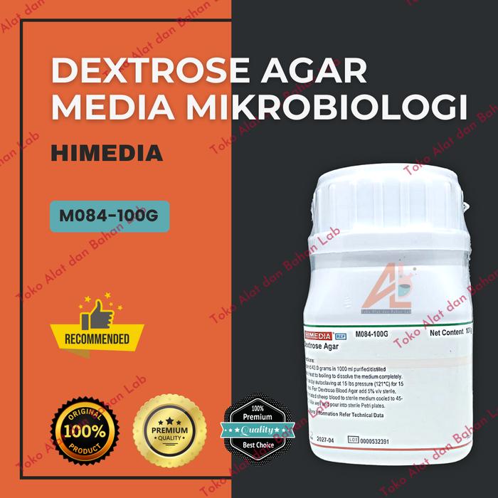 Jual Dextrose Agar - Media Mikrobiologi, 100 gram - Kab. Bogor - Toko ...