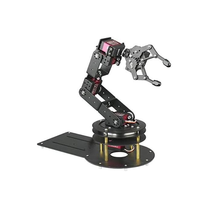 Jual Robotic Arm Bracket Kit 6Dof Black Aluminum Mechanical Claw Kit ...