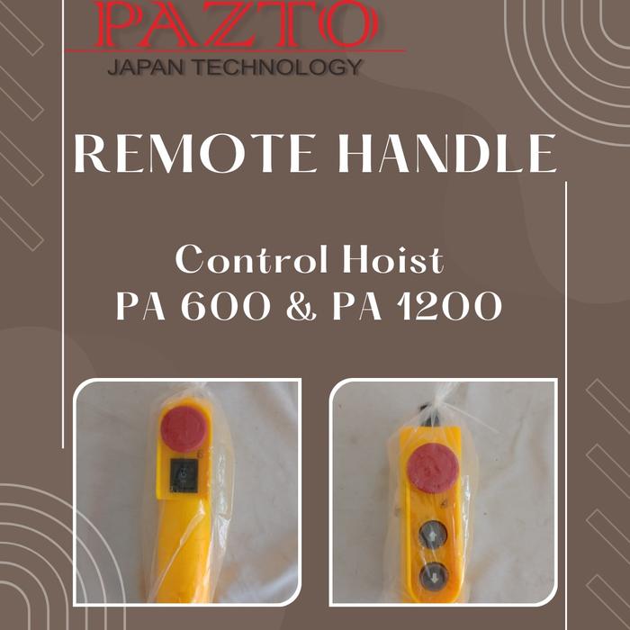 Jual Remote Handle Control Hoist PA 600 - 1200Emergency Stop Original ...