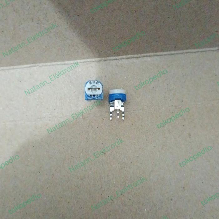 Jual 3825 trimpot vr variable resistor biru putih biasa 202 2k 2 kilo ...