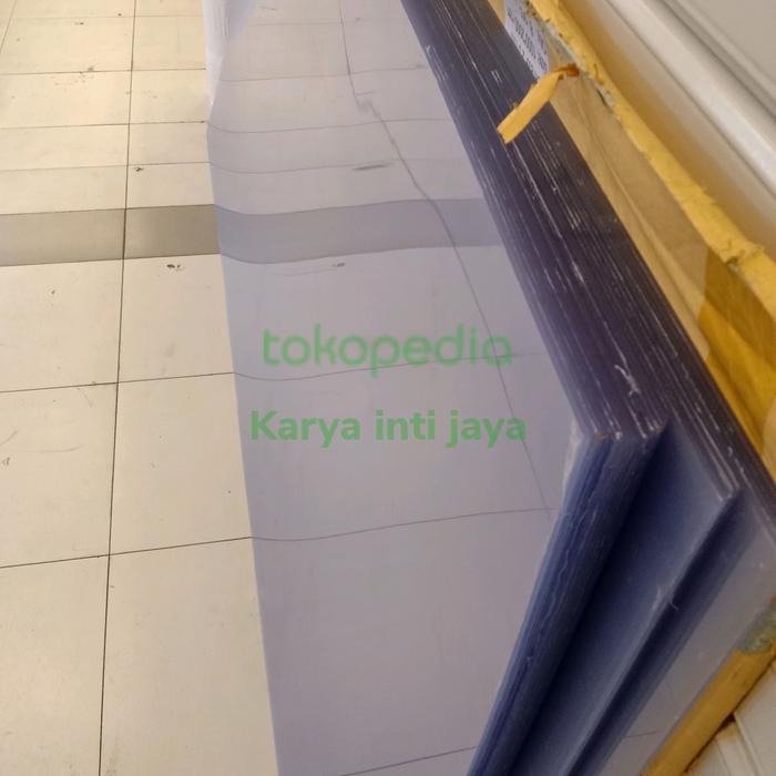 Jual PVC sheet clear 2mm / Mika kaku Lembaran / PVC lembaran bening ...