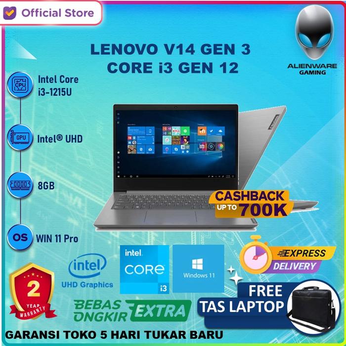 Promo Lenovo V14 Gen 3 Core i3-1215U 8GB 512GB Win 11 Pro 14.0FHD Cicil 0% 3x - Jakarta Utara ...