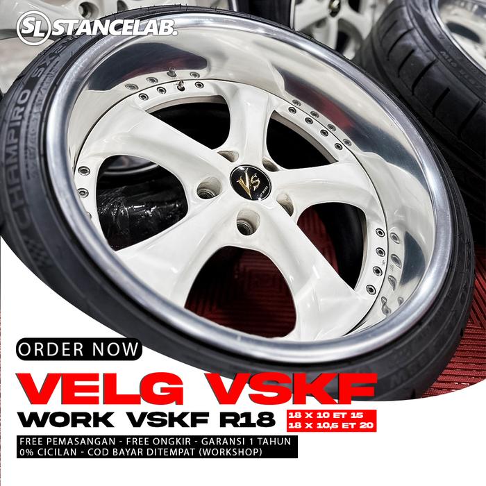 Jual VELG MOBIL WORK VSKF R18 (ORIGINAL) - Jakarta Selatan - Stancelab ...