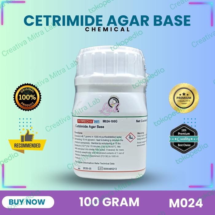 Jual Cetrimide Agar Base (Powder) - Media Mikrobiologi, 100 Gram - Kab ...