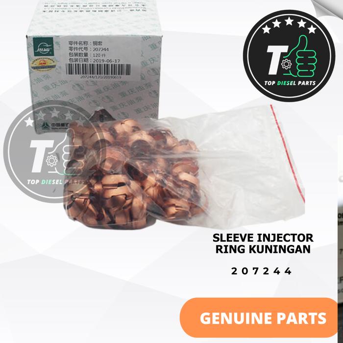 Jual 207244 Sleeve Injector Genuine CCEC Seal Ring Kuningan Original ...