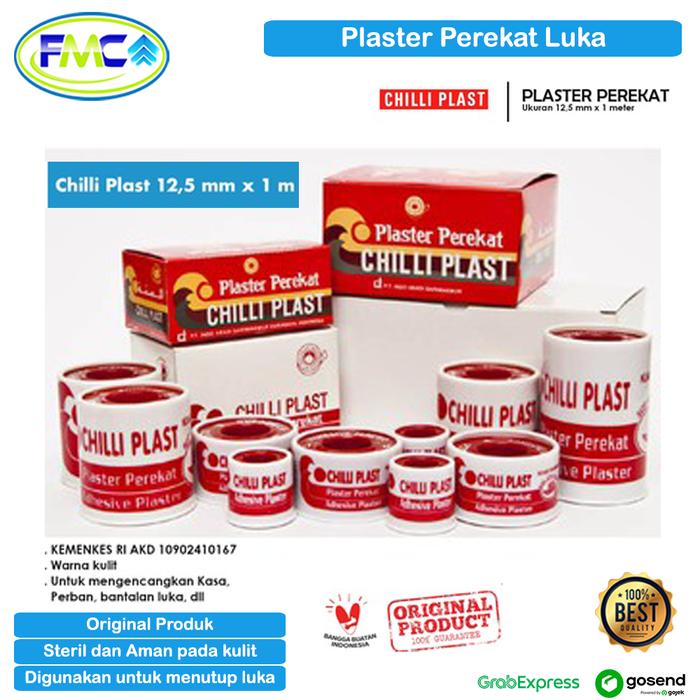 Jual Plester Perekat Rol Chili Plast Luka Anti Bakteri Peralatan P3K ...