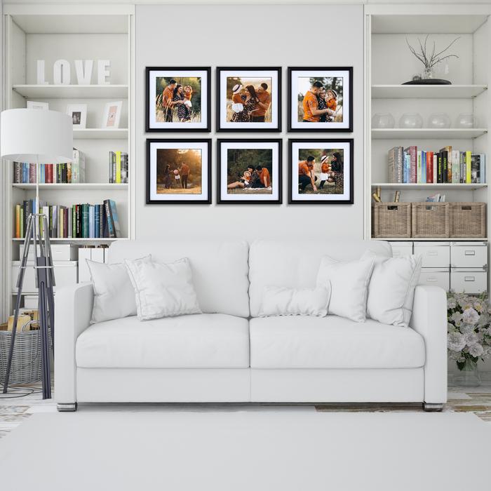 Jual Frame Bingkai Pigura Foto Square/Kotak Ukuran 30x30 Warna Hitam ...