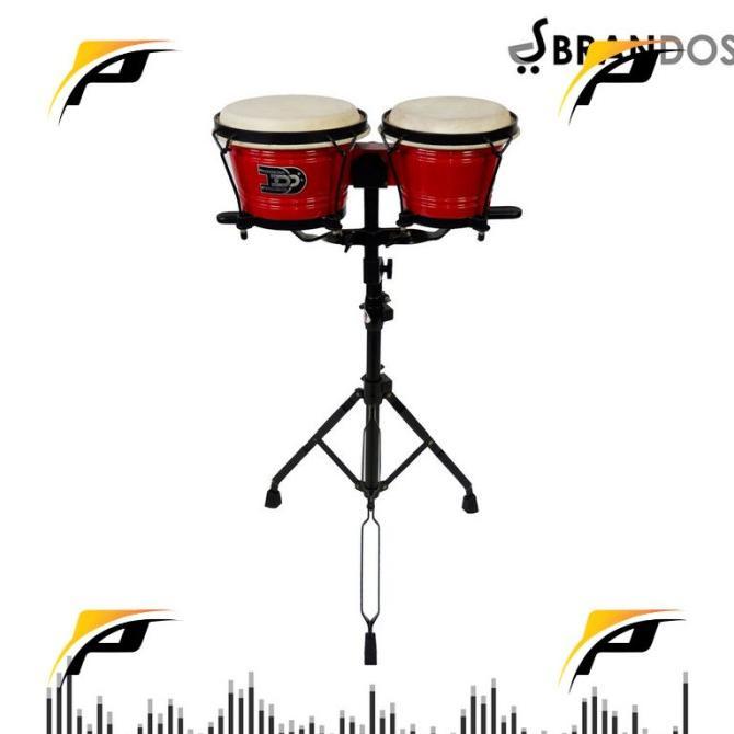 Jual Bongo Double Drum Alat Musik Tradisional Perkusi Set Lengkap Stand ...