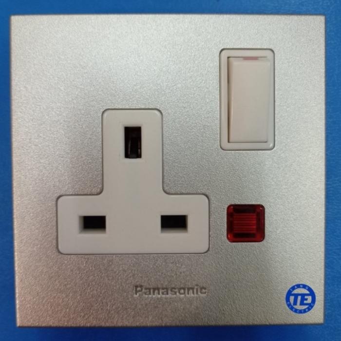 Jual stop kontak AC panasonic style silver S/K AC / Colokan Listrik ...