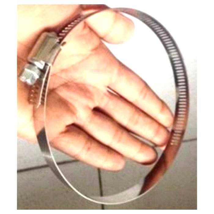 Jual klem flexible ukuran 12inch/klem flexible ducting cooker hood ...