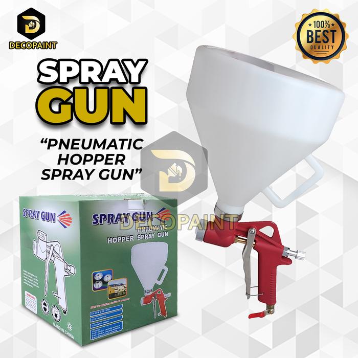 Jual Hopper Spray Gun Tekstur | Alat Semprot Cat Tekstur | Cement ...
