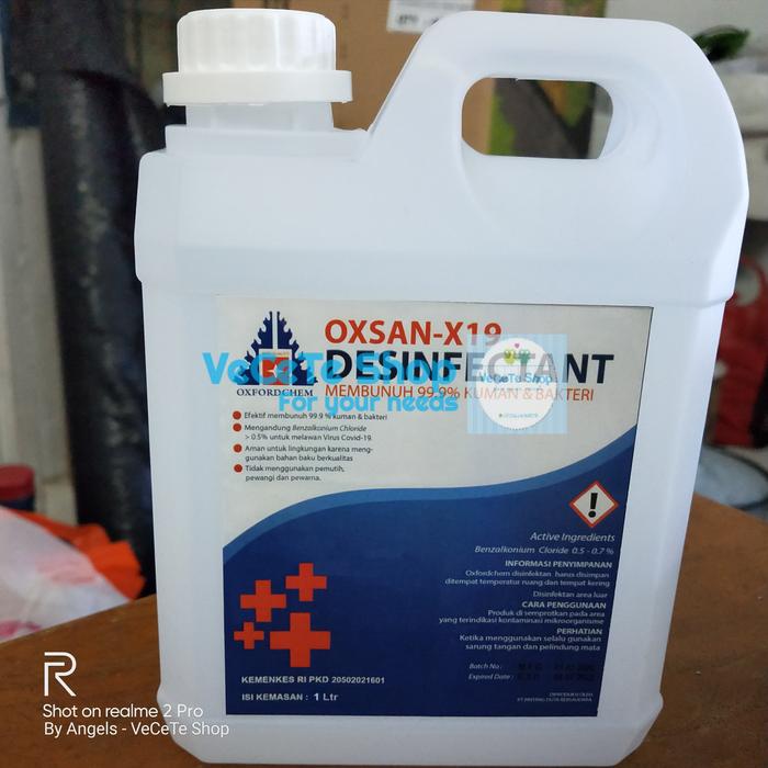 Jual Oxsan Disinfektan / Desinfectant Oxsan - X19 1 Liter - Jakarta ...