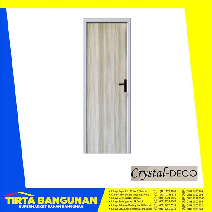Promo PINTU PVC CRYSTAL DECO 5 UK 70 X 195 CM/ PINTU KAMAR MANDI Cicil ...
