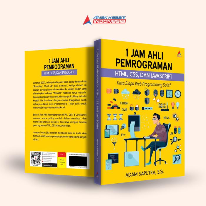 Promo Buku 1 Jam Ahli Pemrograman: Html, Css, Dan Javascript - Adam Saputra - Kab. Bantul ...