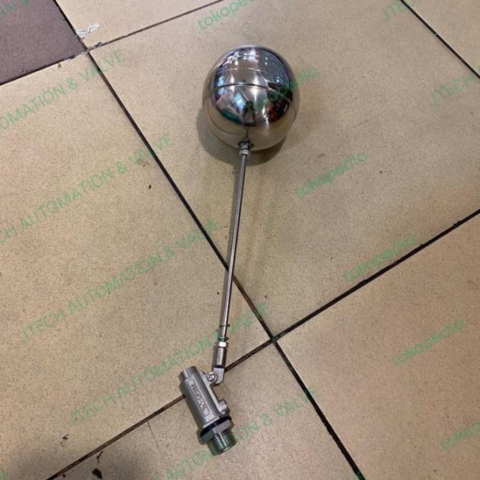 Jual floating valve stainless / pelampung tangki air stainless steel 1 ...