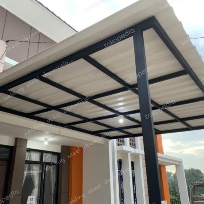 Jual kanopi carport canopy garasi - Kota Bekasi - welding steel ...