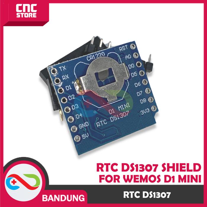 Promo RTC DS1307 SHIELD FOR WEMOS D1 MINI - Kota Bandung - CNC STORE ...