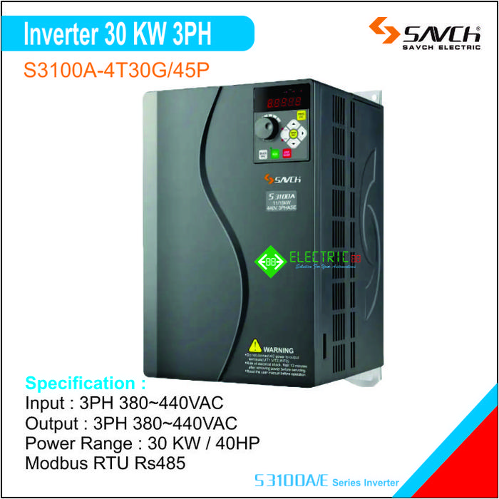 Jual Savch Inverter 30KW / 45KW 3PH 380 Volt - Kota Tangerang Selatan ...
