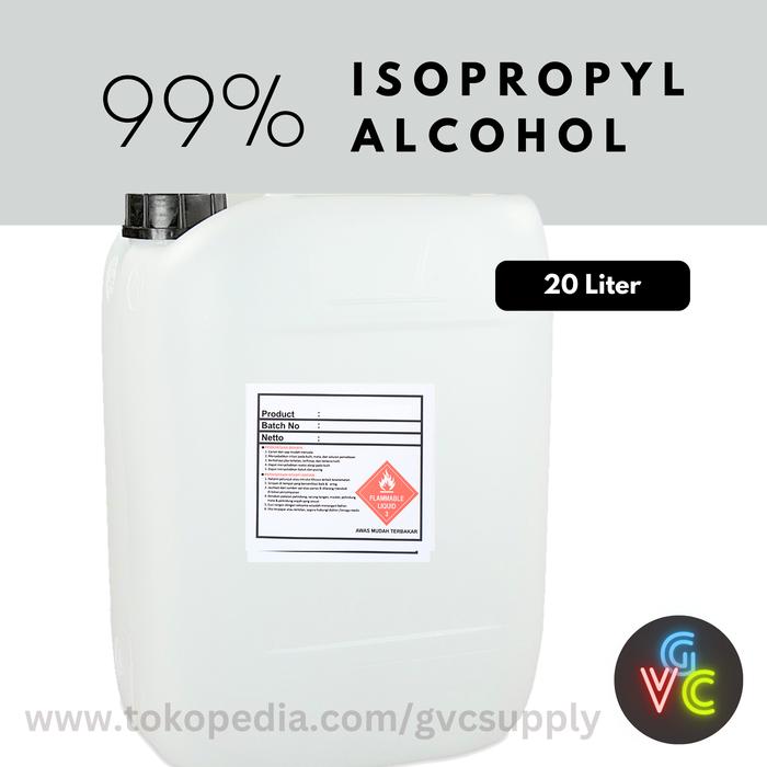 Jual Isopropyl Alcohol 99% 20 Liter - GVCSupply - Alkohol Isopropil ...
