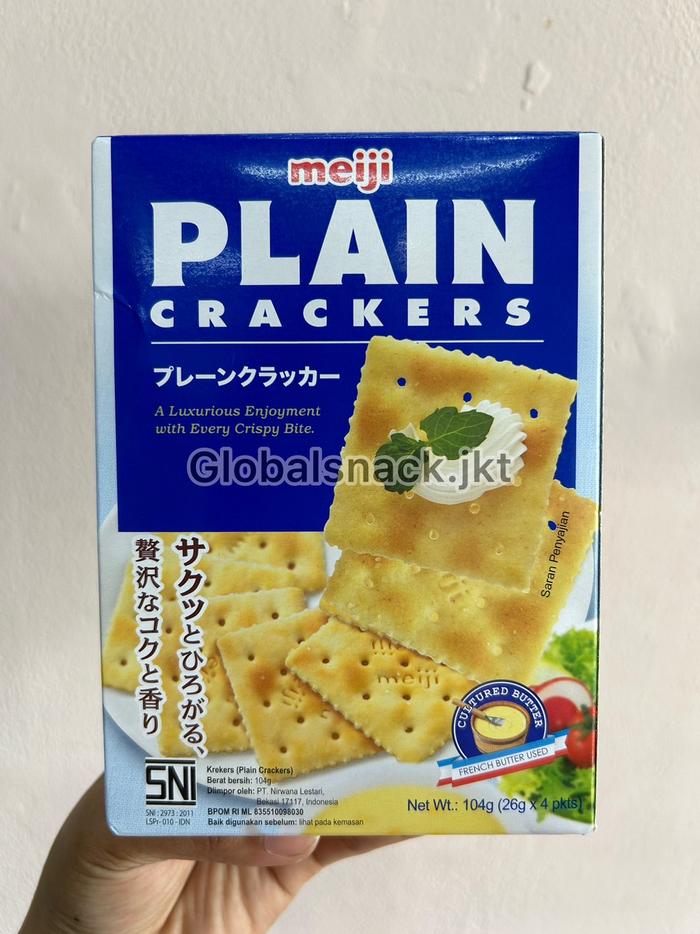 Jual MEIJI PLAIN CRACKERS WITH OAT / PLAIN CRACKER ORIGINAL JEPANG ...