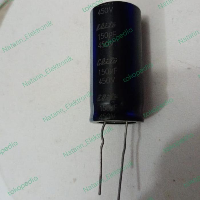 Jual 3615 kapasitor capacitor elco 150uf 150 uf 450v 450volt elite ...