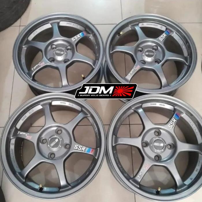 Jual Velg Mobil Bekas Ring 15 SSR Type C Baut 4 Murah R15x7 Pcd 4x100 Grey - Kota Semarang - JDM ...