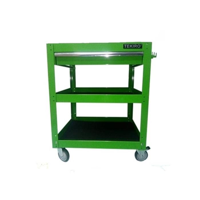 Jual troli keranjang mekanik with roda /TEKIRO tool cart 2 rak 1 drawer ...