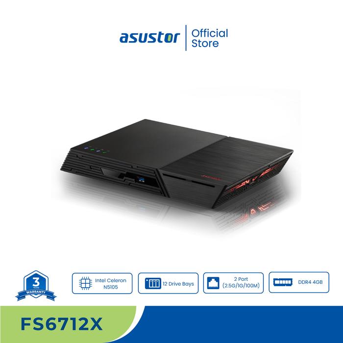 Jual Asustor FS6712X FLASHSTOR 12 Pro FS 6712X 12-Bay NAS Storage Cloud ...