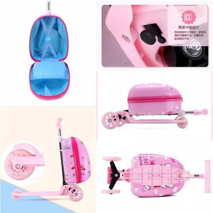 Jual Transformer Bumblebee Optimus Prime Trolley Scooter Anak Tas ...