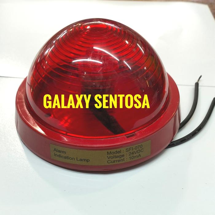 Jual INDICATING LAMP SFI-070, 24V DC, LAMPU FIRE ALARM, HYDRANT ...
