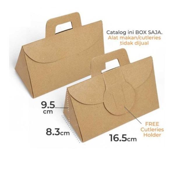 Jual Paper Lunch Rice Pack Box Kertas Kemasan Makanan Nasi Bungkus ...